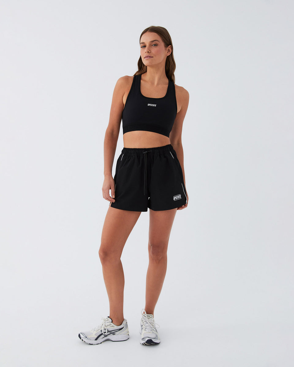 Ripstop Fun Run Short - Black – Upstate Sport